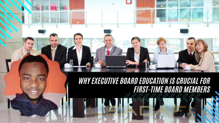 Why Executive Board Education is Crucial for First-Time Board Members ...