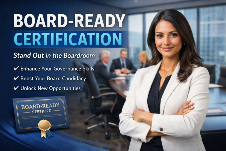 Board-Ready Certification: Your Strategic Edge to Secure a Board Seat ...